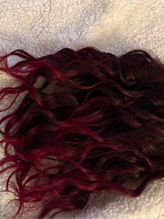 Hair | Burgundy Ombre Wavy Drawstring Ponytail Extensions Unbranded ...